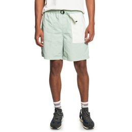 Quiksilver Shorts »Run Ashore« Frosty Green S S Gewebe: Nylon, DWR, PFC-freies, extrem...