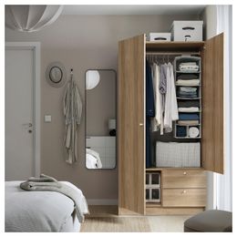 IKEA VILHATTEN Kleiderschrank m 2 Türen+2Schubl.