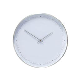 Hübsch Hübsch Wanduhr "Time" in Weiß - Ø 40 cm