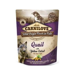 Carnilove Pouch Pate Quail with Yellow Carrot 300g