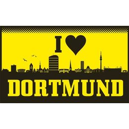 flaggenmeer Flagge I love Dortmund 80 g/m²