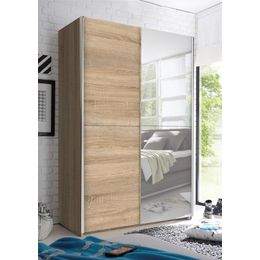 möbelando möbelando Kleiderschrank Fred Eleganter Kleiderschrank / Garderobenschrank mit Spiegeltür & viel Stauraum