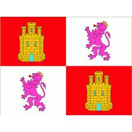 flaggenmeer Flagge Kastilien und León 80 g/m²
