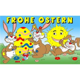 flaggenmeer Flagge Frohe Ostern 6 80 g/m²