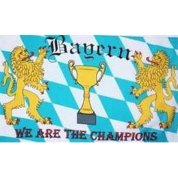 flaggenmeer Flagge Bayern we are the Champions 80 g/m²