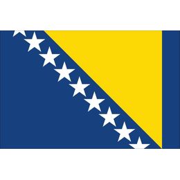 flaggenmeer Flagge Flagge Bosnien-Herzegowina 110 g/m² Querformat