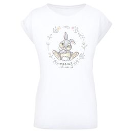 F4NT4STIC Shirt 'Disney Klopfer Thumper Sweet As Can Be' female White size XXXL