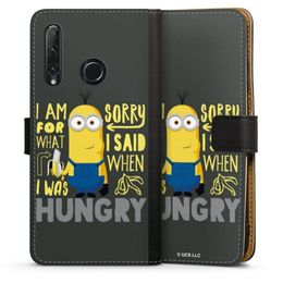 DeinDesign Handyhülle Minions Kevin Banane Minions Hungry, Huawei Honor 20 Lite Hülle Handy Flip Case Wallet Cover, schwarz