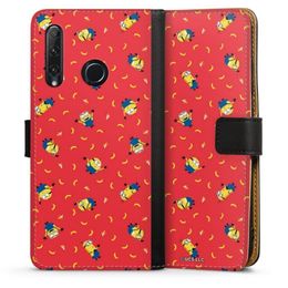 DeinDesign Handyhülle Minions Ich – Einfach unverbesserlich Banane Minion Pattern Red, Huawei Honor 20 Lite Hülle Handy Flip Case Wallet Cover