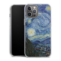 DeinDesign Handyhülle Kunst Vincent Van Gogh The Starry Night The Starry Night, Apple iPhone 12 Pro Max Hülle Bumper Case Handy Schutzhülle, weiß