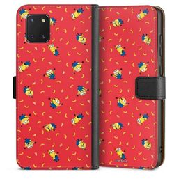 DeinDesign Handyhülle Minions Ich – Einfach unverbesserlich Banane Minion Pattern Red, Samsung Galaxy Note 10 lite Hülle Handy Flip Case Wallet Cover