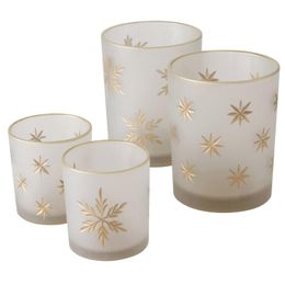 MamboCat Teelichthalter B./3 4tlg Set Windlicht Stellina - 9715129