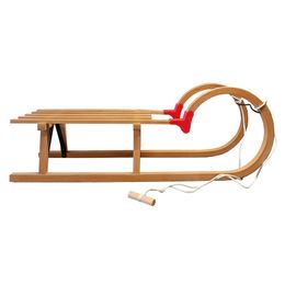 Holzschlitten 'Rodel' 110 x 30 x 25 cm