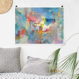 Bilderwelten Poster originell bunt Abstrakt matt gl&auml;nzend selbstklebend - Galaxienkern - Wohnzimmer Schlafzimmer