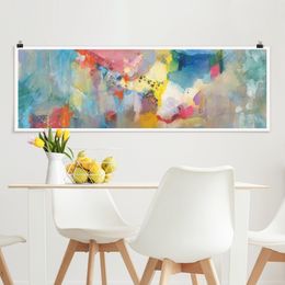 Bilderwelten Poster originell bunt Abstrakt matt gl&auml;nzend selbstklebend - Galaxienkern - Wohnzimmer Schlafzimmer