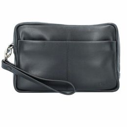 Esquire Oxford Handgelenktasche Leder 23 cm schwarz