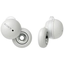 Sony LinkBuds In Ear Headset Bluetooth® Stereo Weiß Mikrofon-Rauschunterdrückung Headset, Ladecase, Lautstärkeregelung, Schweißresistent, Touch-Steuerung,