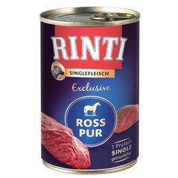 Rinti Singlefleisch Exclusive Ross pur 12x400g