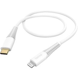 Hama Lightning auf USB-C, Ladekabel, 1,5 m, Weiß