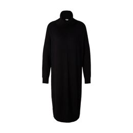 Tom Tailor Damen Lässiges Kleid mit Rollkragen, schwarz, Uni, Gr. 36