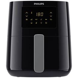 Philips HD9252/70 Heißluft-Fritteuse 1400 W Heißluft-Funktion, Grillfunktion, mit Display Schwarz, Silber
