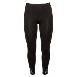 sheego Große Größen: Leggings mit Mesh-Einsatz, schwarz, Gr.48