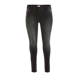 sheego Große Größen: Skinny Power-Stretch-Jeggings mit Stretchbund, black Denim, Gr.46