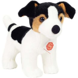 HERMANN TEDDY ORIGINAL Teddy Hermann® Kuscheltier Jack Russell Terrier Welpe 28 cm, braun|schwarz|weiß