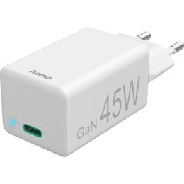 Hama USB-C, PD / Qualcomm® GaN Mini-Ladegerät Universal 45 Watt, Weiß