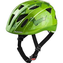 Alpina Ximo Flash Kinder-Helm Green Dino gloss 45-49 cm