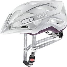 Uvex City Active Helm silver plum matt 56-60 cm