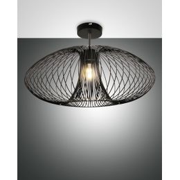 Fabas Luce Fassa Deckenleuchte Schwarz, 1-flammig