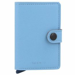 Secrid Miniwallet Kreditkartenetui RFID Leder 6 cm yard sky blue