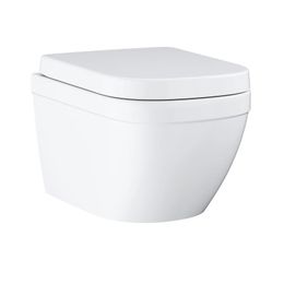 Grohe Euro Keramik Wand-Tiefspül-WC Compact Set, mit WC-Sitz, 3920600H+39330001,