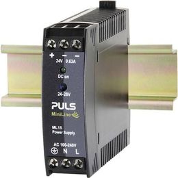 PULS MiniLine ML15.241 Hutschienen-Netzteil (DIN-Rail) 24 V/DC 0.63 A 15 W Anzahl Ausgänge:1 x Inhalt 1 St.