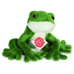 HERMANN TEDDY ORIGINAL Hermann Teddy - Kuscheltier FROSCH (15 cm) in grün