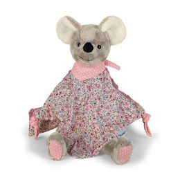 Sterntaler - Schmusetuch M – MAUS MABEL gemustert in rosa