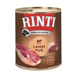 Rinti Singlefleisch Lamm Pur 6 x 800g Hundefutter getreidefrei