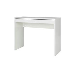 Möbel Kraft Schreibtisch - weiß - Materialmix - 100 cm - 80 cm - 40 cm - Möbel Kraft