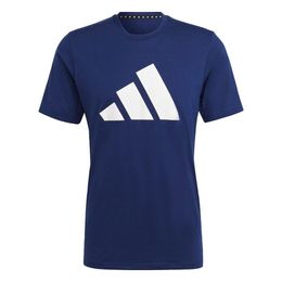 adidas Performance Funktionsshirt 'Train Essentials Feelready' Herren Größe 4XL dunkelblau / weiß