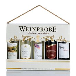 Moselland Weinprobe 5er Geschenkpackung - Weine aus Deutschland 5 x 250 ml