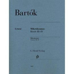 Mikrokosmos, Klavier zu zwei Händen - Bände III-IV Béla Bartók - Mikrokosmos, Kartoniert (TB)
