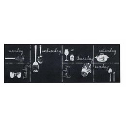 MD-Entree - md Entree Cook&Wash Eingangsmatte - Teppichmatte - Küchenteppich: 50x150 cm, chalk week calendar