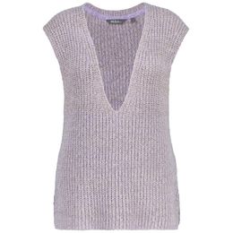 Ulla Popken Pullover Damen Gr&ouml;&szlig;e 11XL/12XL lavendel / silber