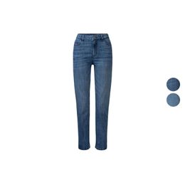 Esmara® Damen Jeans, Straight Fit, mit normaler Leibhöhe
