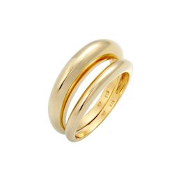 Elli Premium Ring Set Damen Gr&ouml;&szlig;e 54 gold