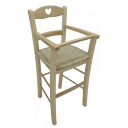 OKAFFAREFATTO Stuhl aus rohem Holz zum Malen