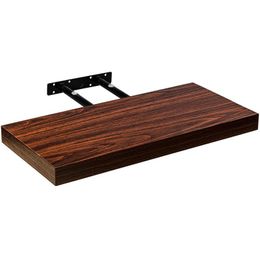 stilista - Wandboard Volato, Länge 70 cm, dunkles Holzdekor