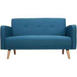 Miliboo Sofa skandinavisch 2 Plätze Blau ulla