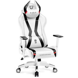 X-Horn 2.0 Gaming Stuhl Computerstuhl ergonomischer Bürostuhl Gamer Chair Schreibtischstuhl Weiß: King Size - Diablo